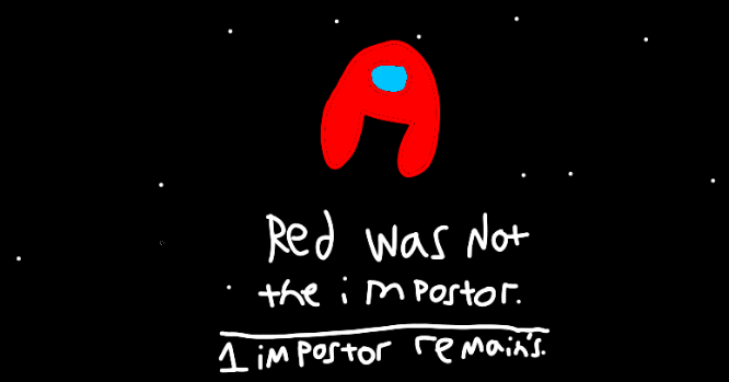 Red is not always sus. | Fandom