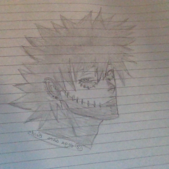 i drew a semi realistic side view of dabi | Fandom