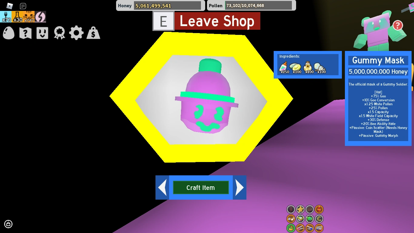 Gummy Mask grind (Day 6.5) | Fandom