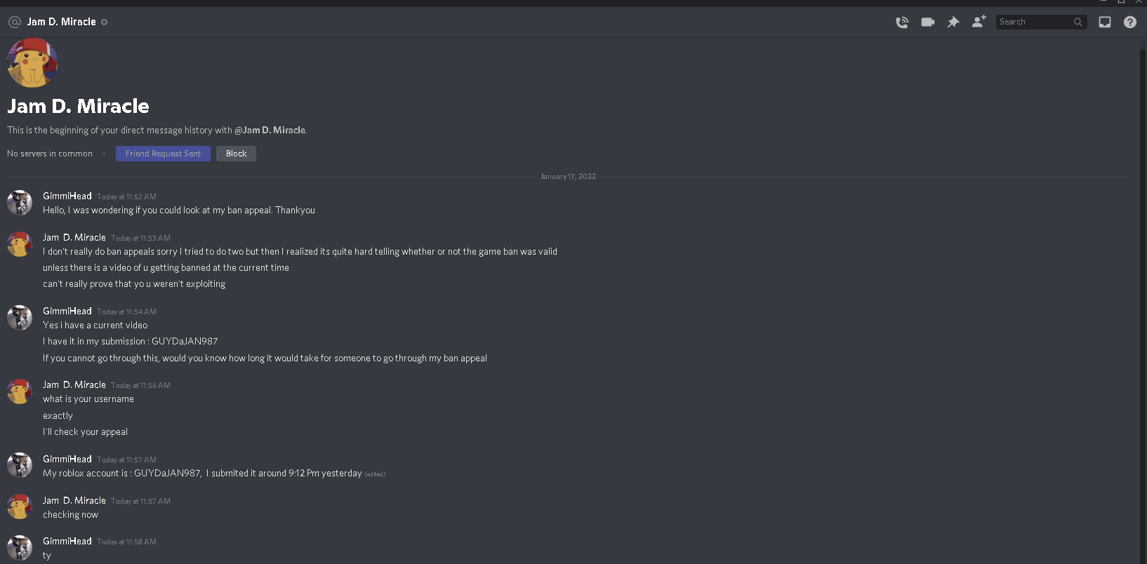 Banned on discord deepwoken server for no reason | Fandom