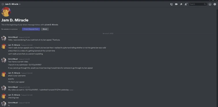 Banned on discord deepwoken server for no reason | Fandom