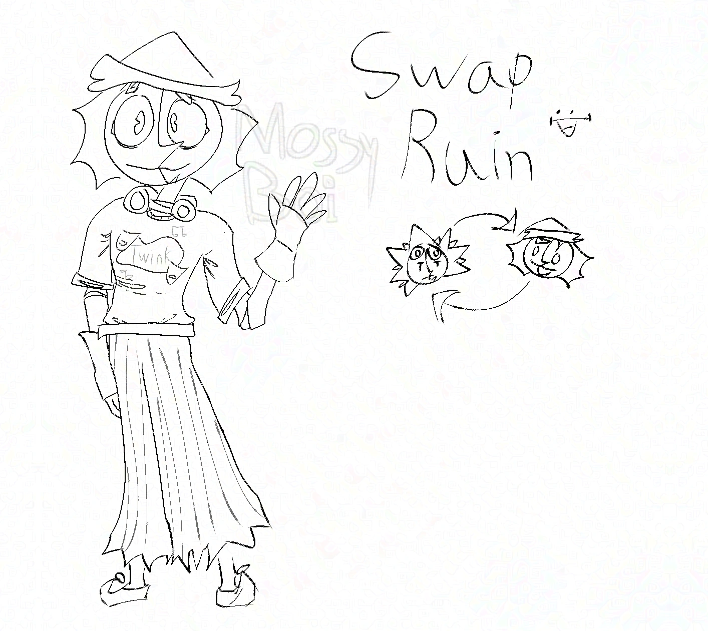 I was bored so I doodled Swap Ruin :D | Fandom