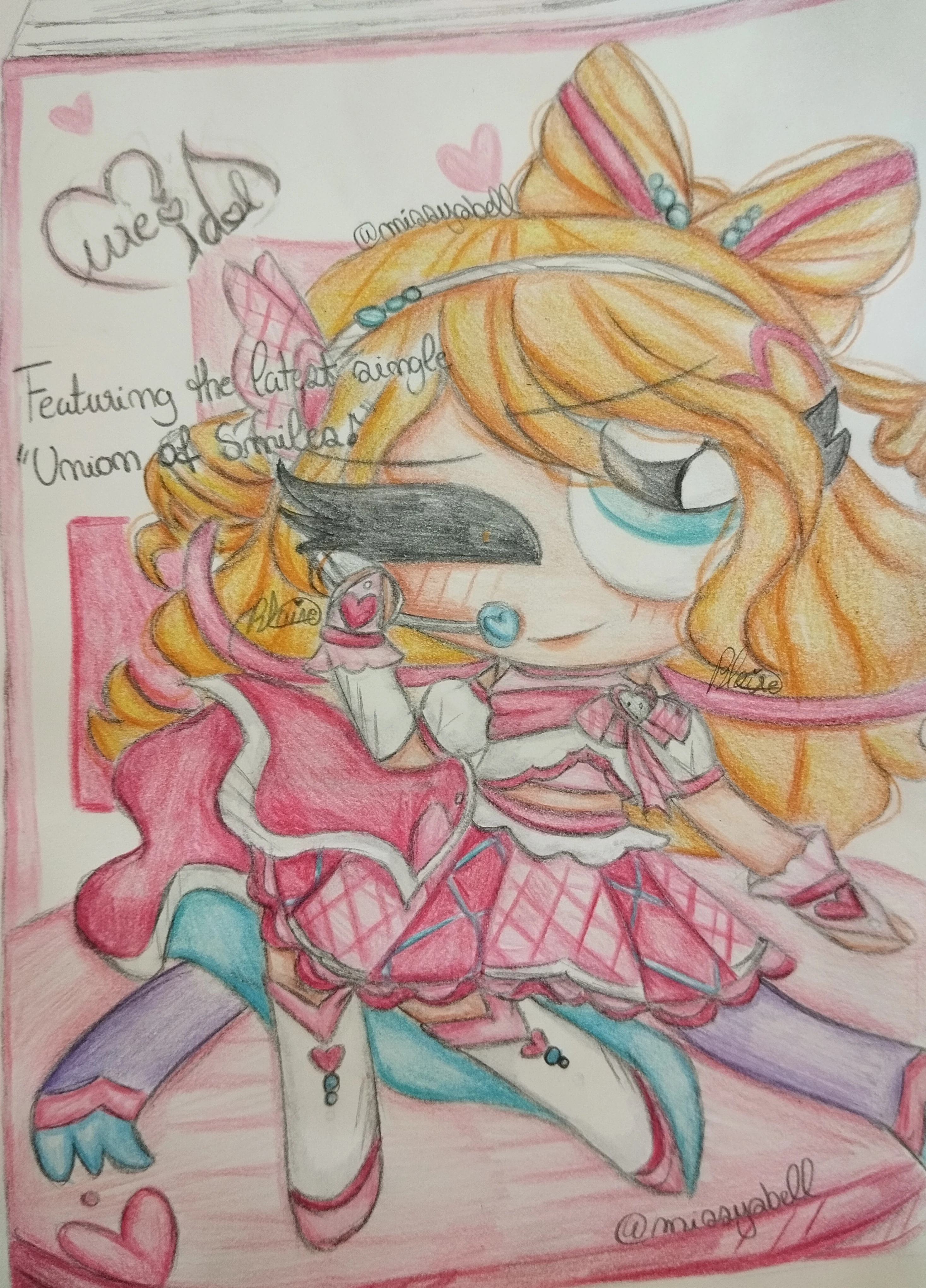 ⋅♡𓂃 ࣪ ִֶָ☾. Cure Idol drawing🩷🎵 | Fandom