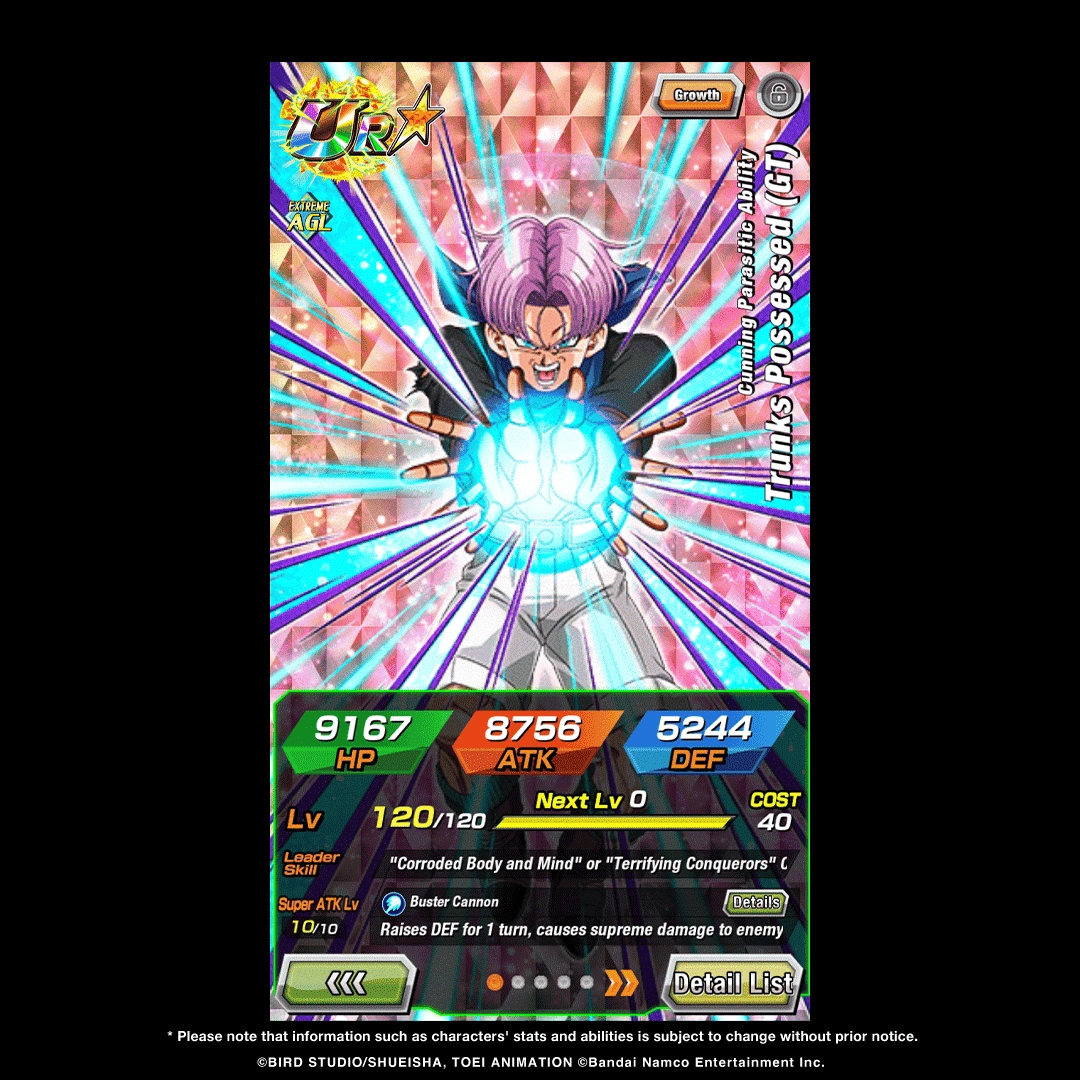 Baby's banner unit is GT trunks possessed | Fandom