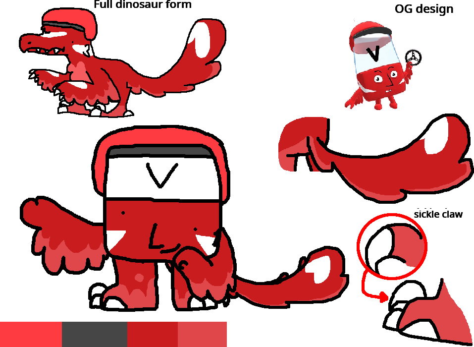 Velociraptor V (slight character redesign) | Fandom