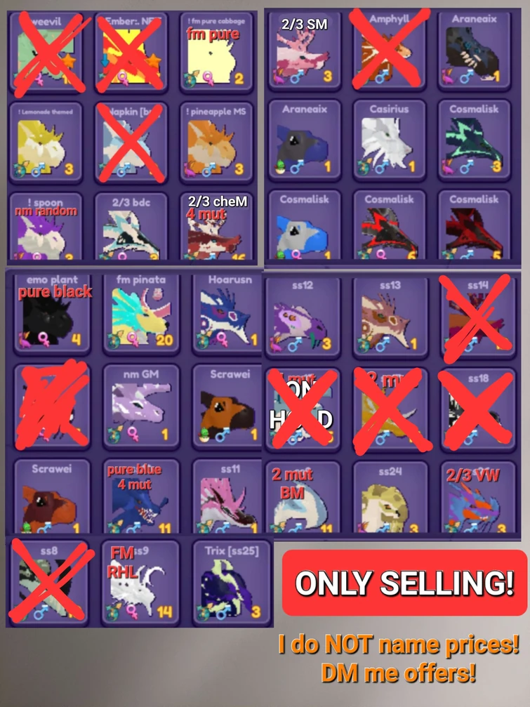Selling My Dragon Inventory! 🐉 (PLEASE READ WHOLE POST) | Fandom