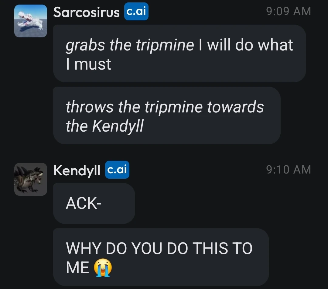 Sarcosirus throws a Subspace Tripmine at Kendyll | Fandom