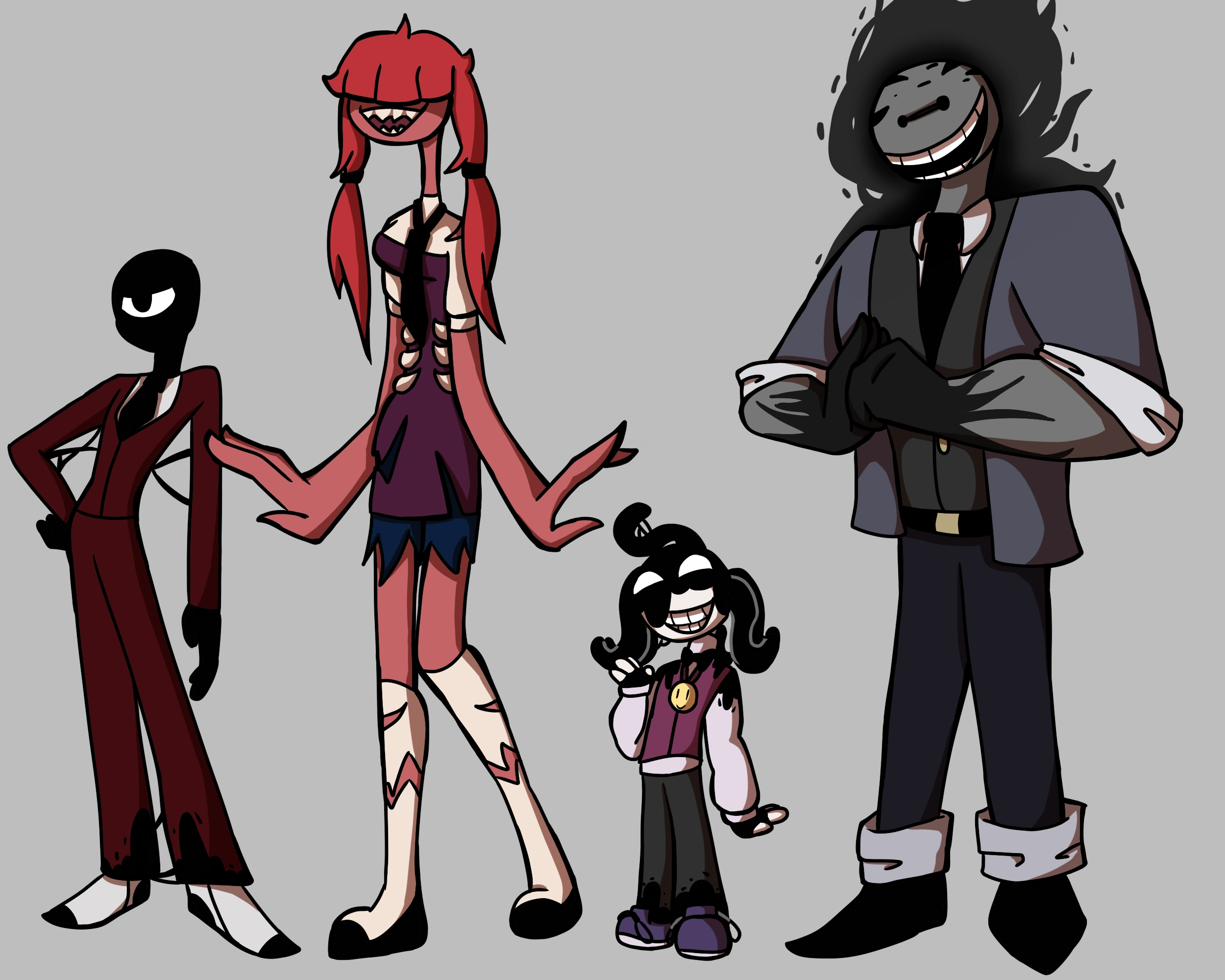 Hi, I drew humanoid versions of most of the Doors entities excluding ...