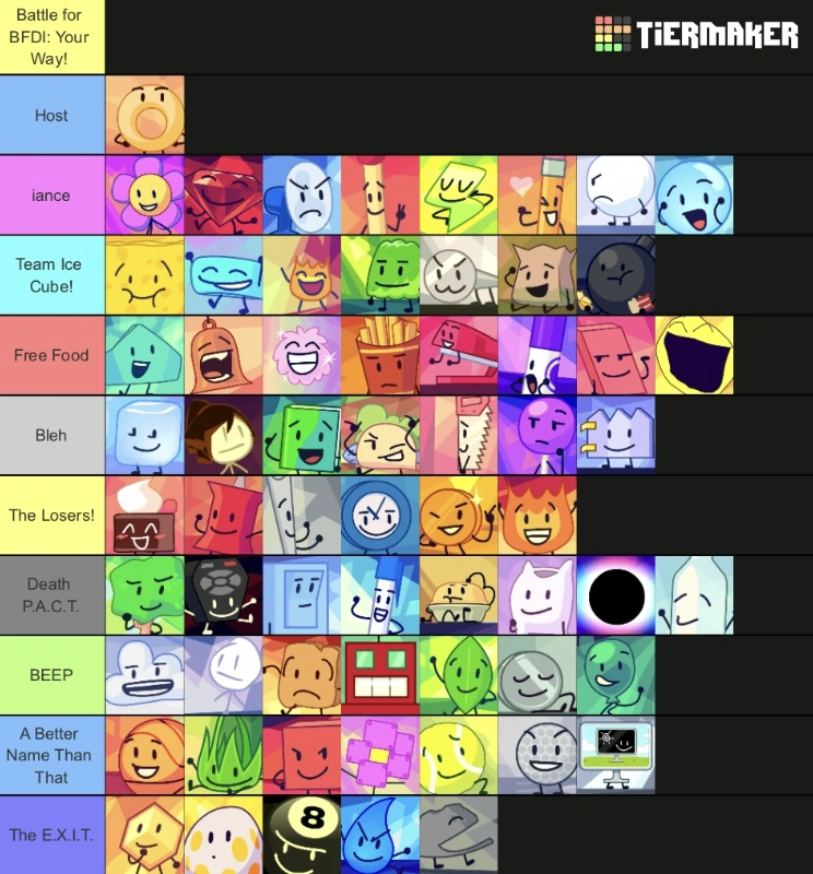 Battle for BFDI: Your Way! Ep. 6 Four Goes Too Far | Fandom