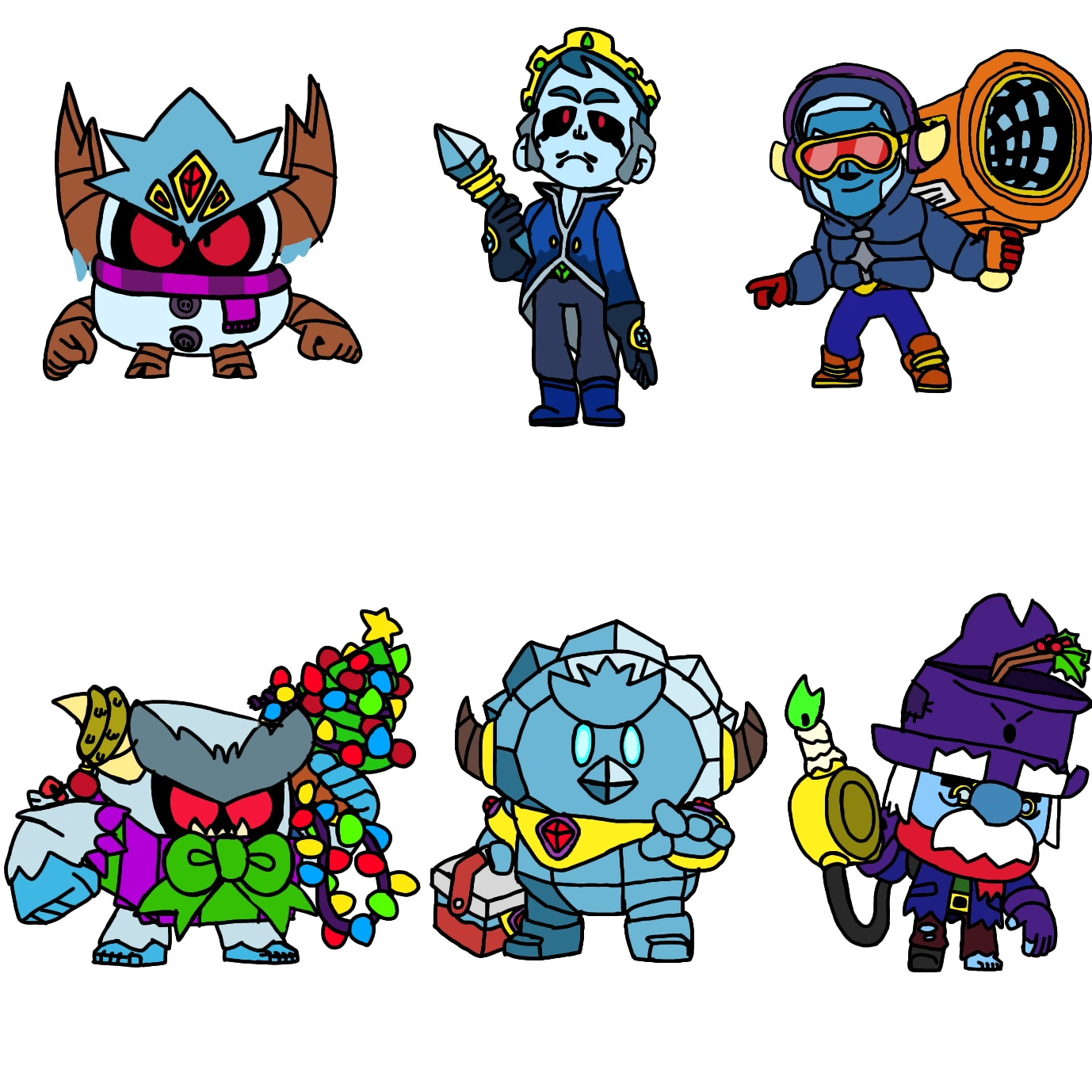 Dark Brawlidays skin ideas | Fandom
