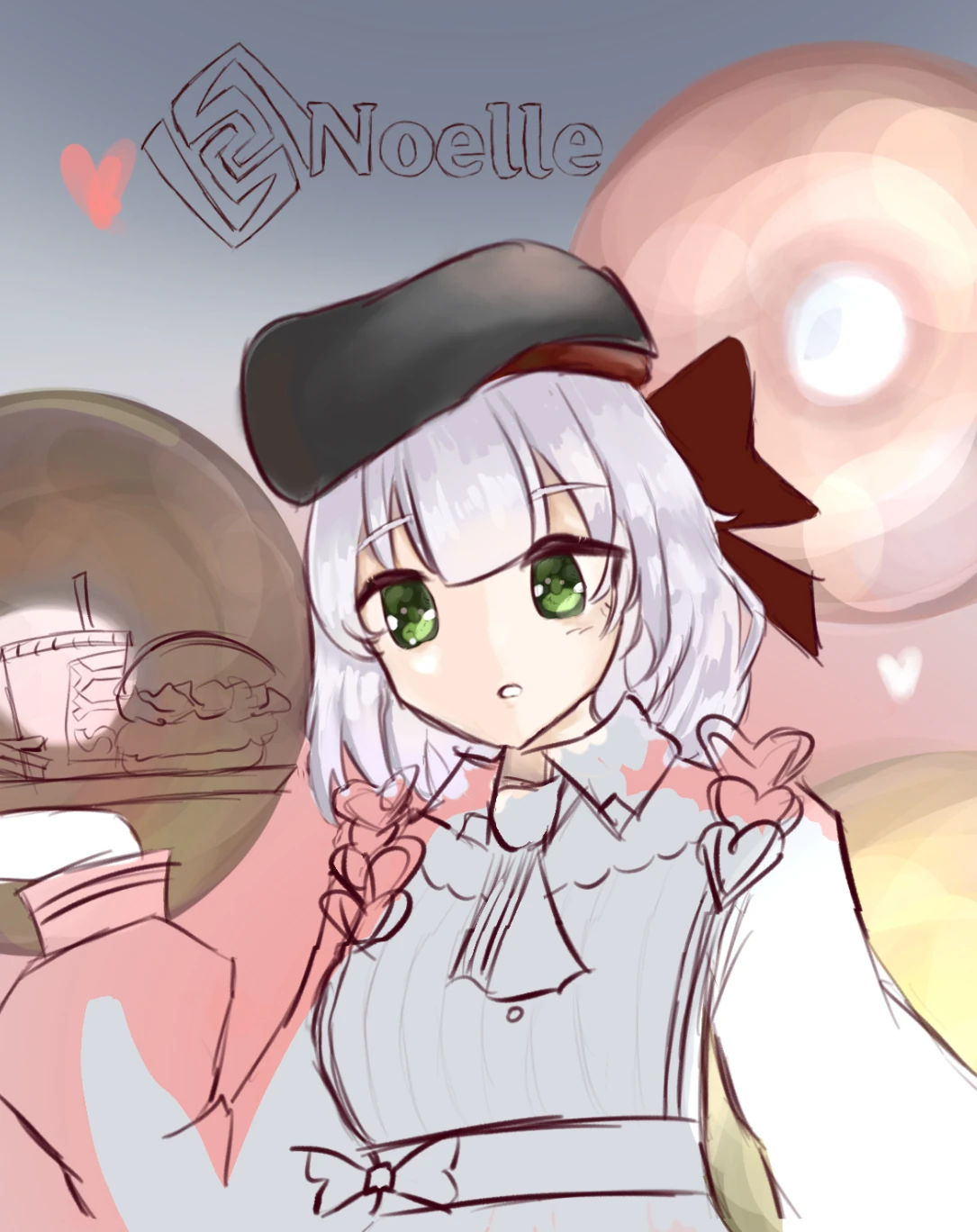 noelle kfc fanart wip | Fandom