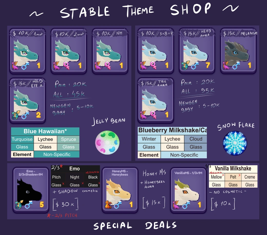 REPOST - Saurium Stable Shop | Fandom
