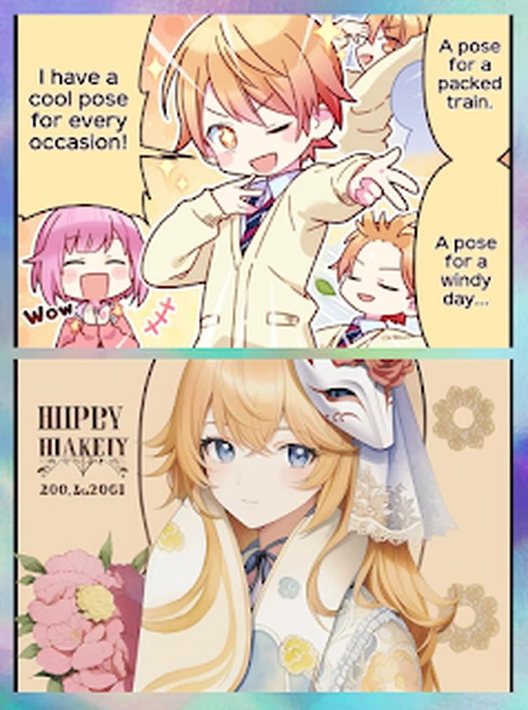 i put all the pjsekai loading screen comics into the AI drawing program ...