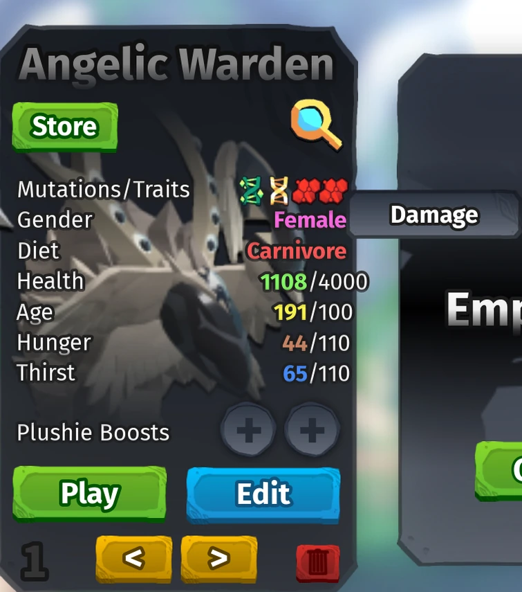 WFL me: 2.5k Them: bite damage glimmer overgrown angelic | Fandom