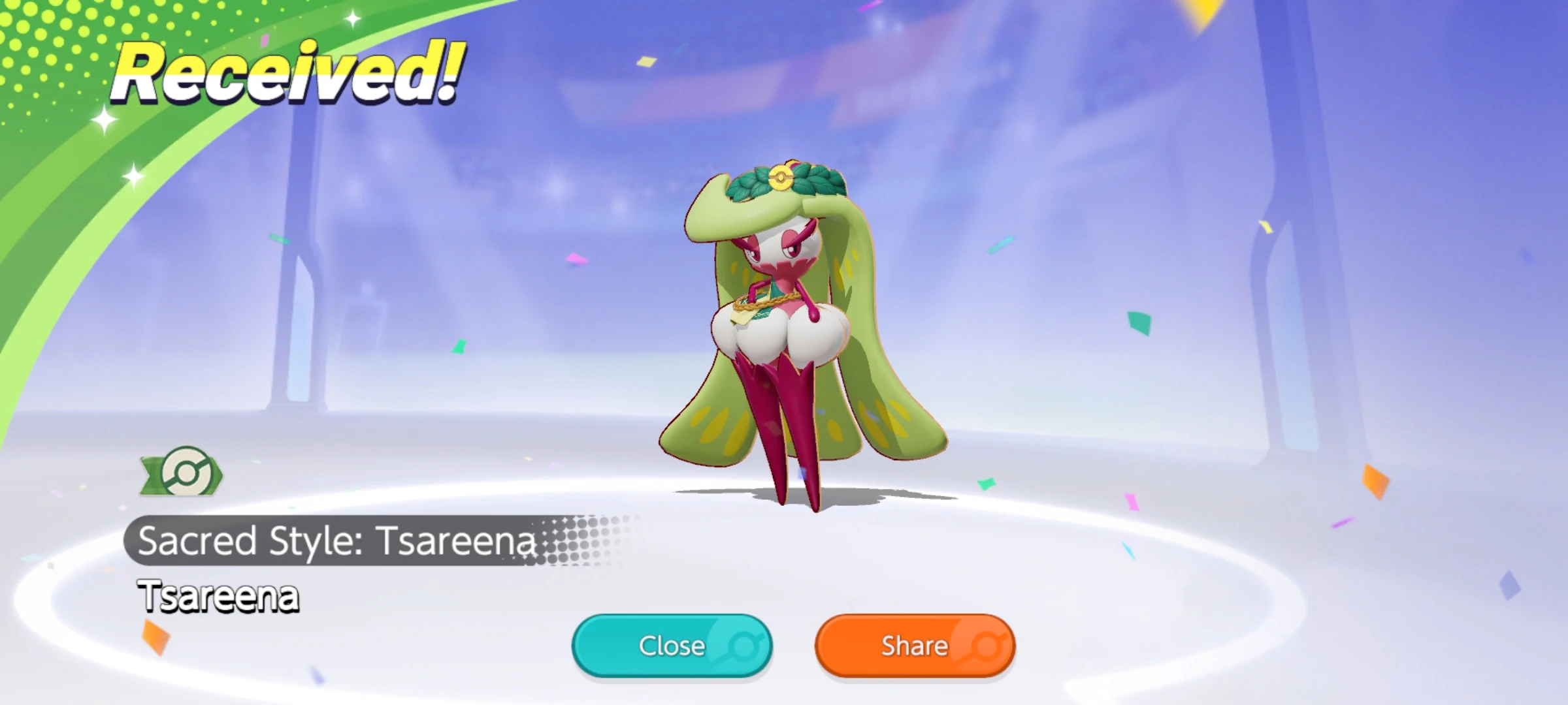 Finally got my Fashionable Style: Absol and Sacred Style: Tsareena ...