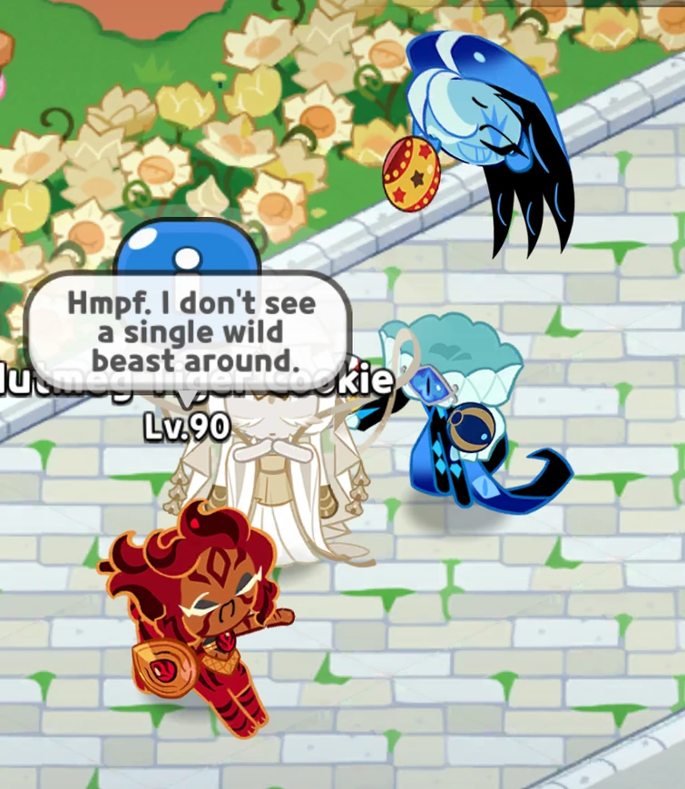 “I don’t see a single wild beast around” the 2 wild beasts right behind her: | Fandom