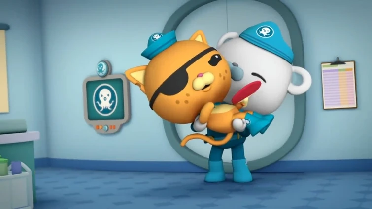 How many times did the Captain catch Kwazii in his arms? | Fandom