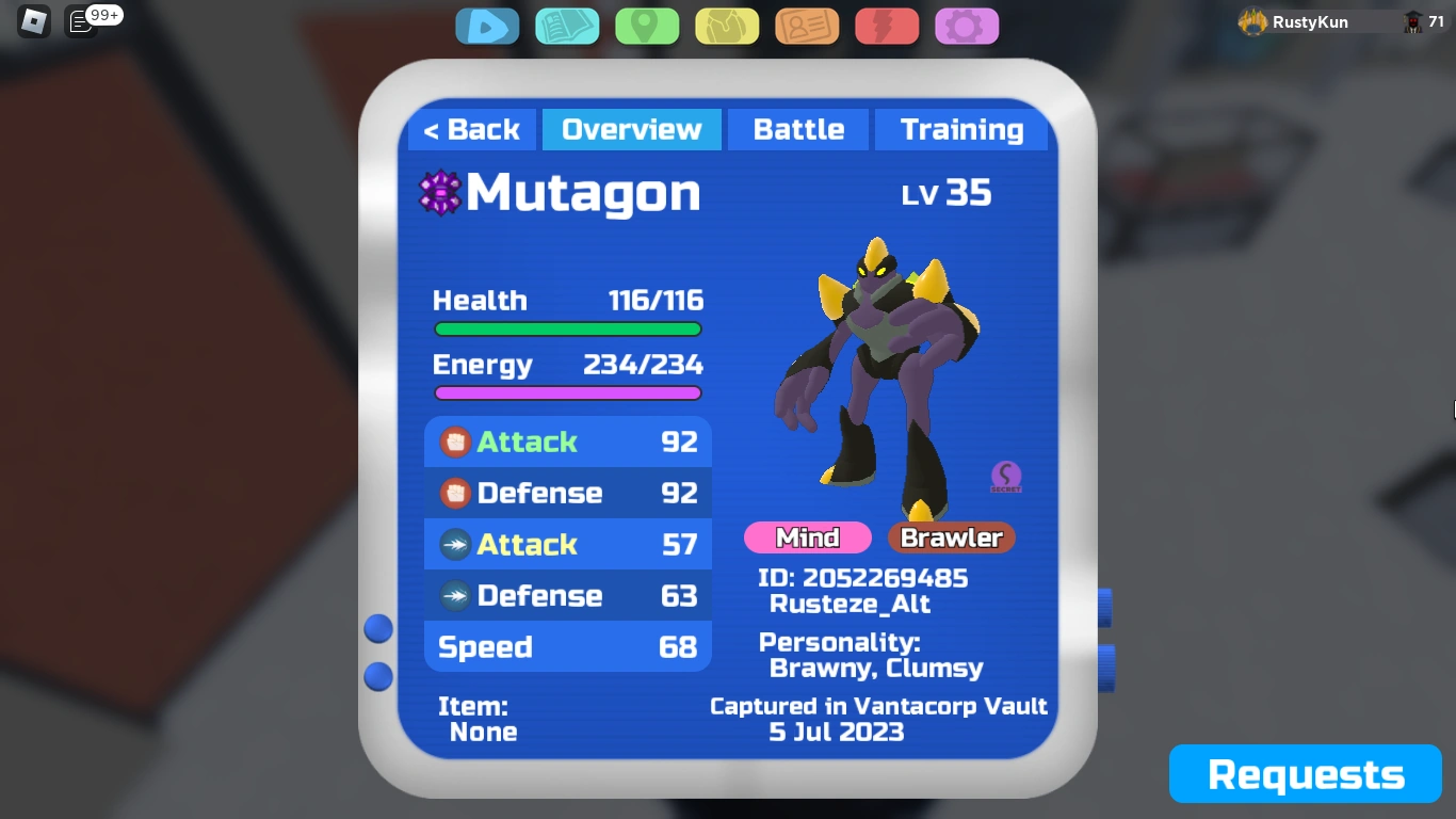 Trading raw SA PvP Mutagon | Fandom