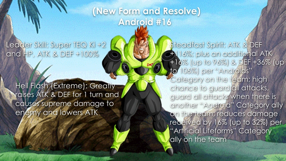 TEQ and INT Android #16 EZA (Concept) | Fandom