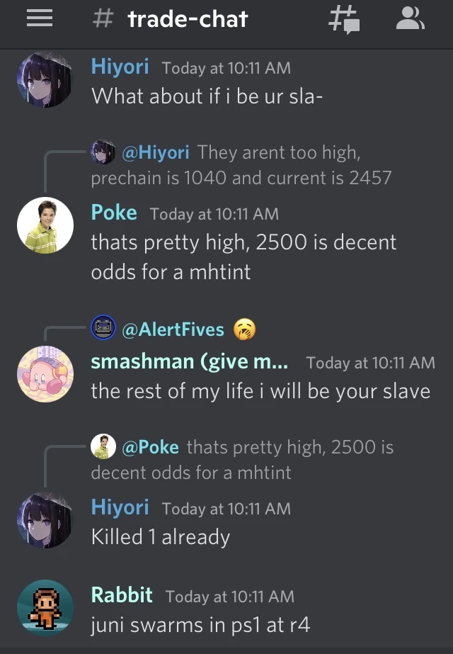 Trade chat are you okay? | Fandom