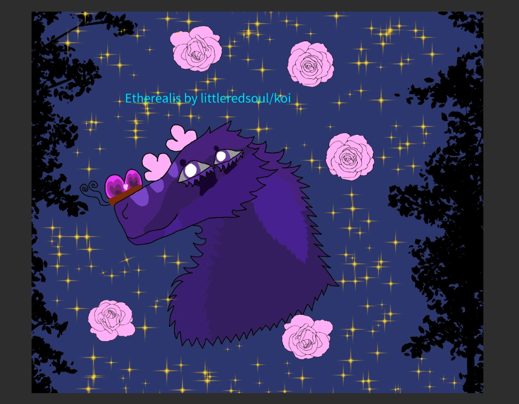 Some art for etherealis the jot bc they were not feeling good to day ...