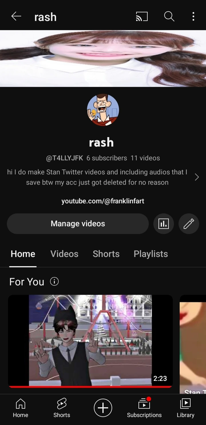 My YouTube ahh channel... | Fandom