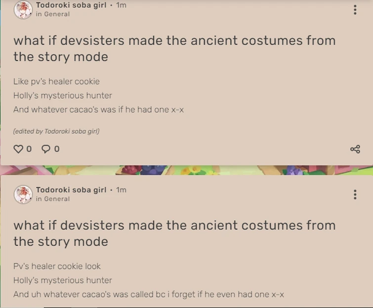 what if devsisters made the ancient costumes from the story mode | Fandom