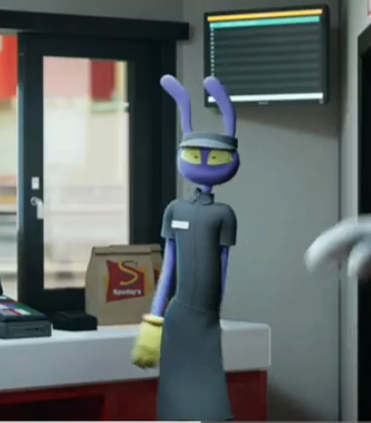 Jax in a production line worker dress | Fandom