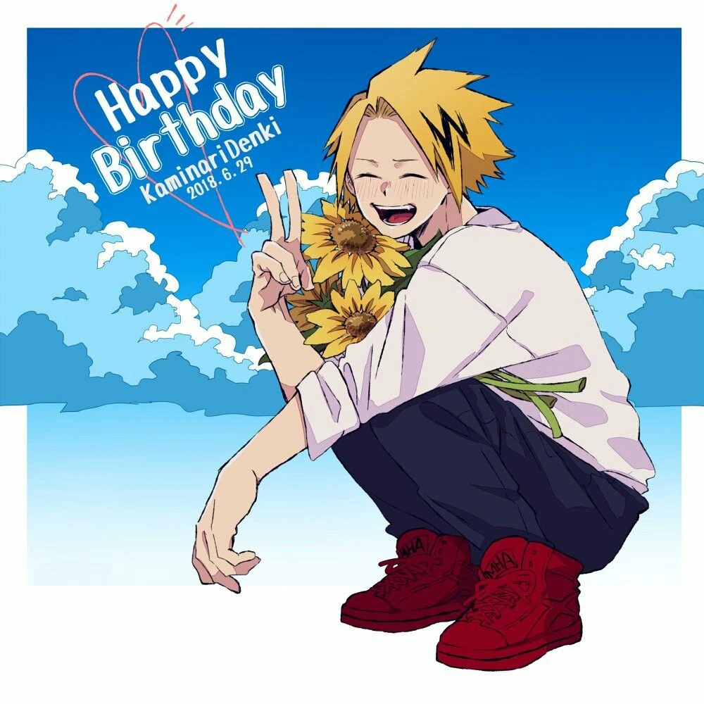 HAPPY BIRTH DAY DENKI 🎊🎊🍰💛💛 (btw i did not make this) | Fandom