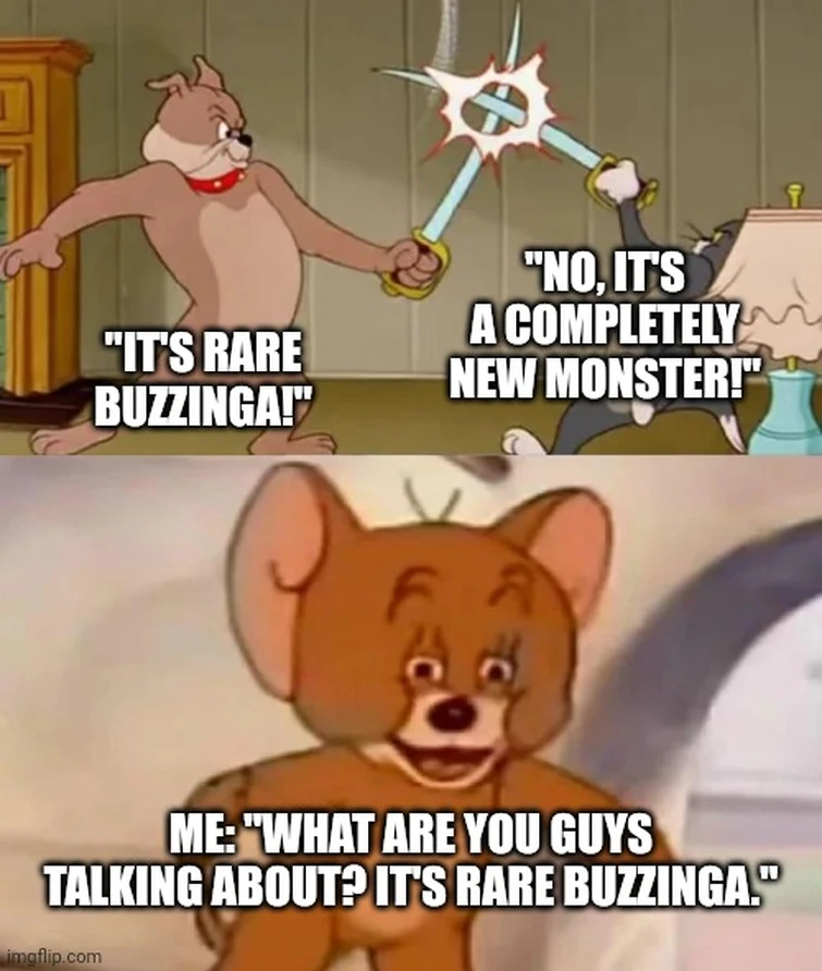 People arguing about the claw from Rare Buzzinga from the MOTM III ...