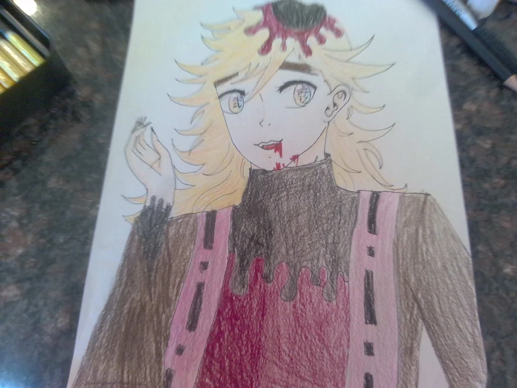 Doma drawing / Botched colored pencil test | Fandom