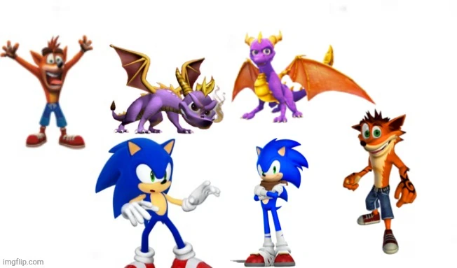 Sonic, Crash and Spyro meet their reboot counterparts | Fandom
