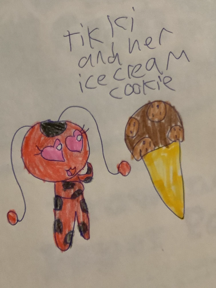 Tikki and her cookie ice cream | Fandom