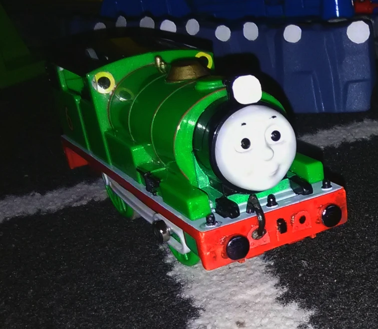 Here's my plarail cgi percy and custom sodor island sign. Hope you like ...