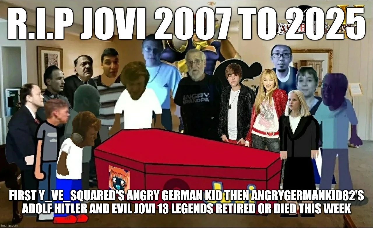 He died in his owned Y_VE_squared's (Jeeves476) AGK parody video! | Fandom