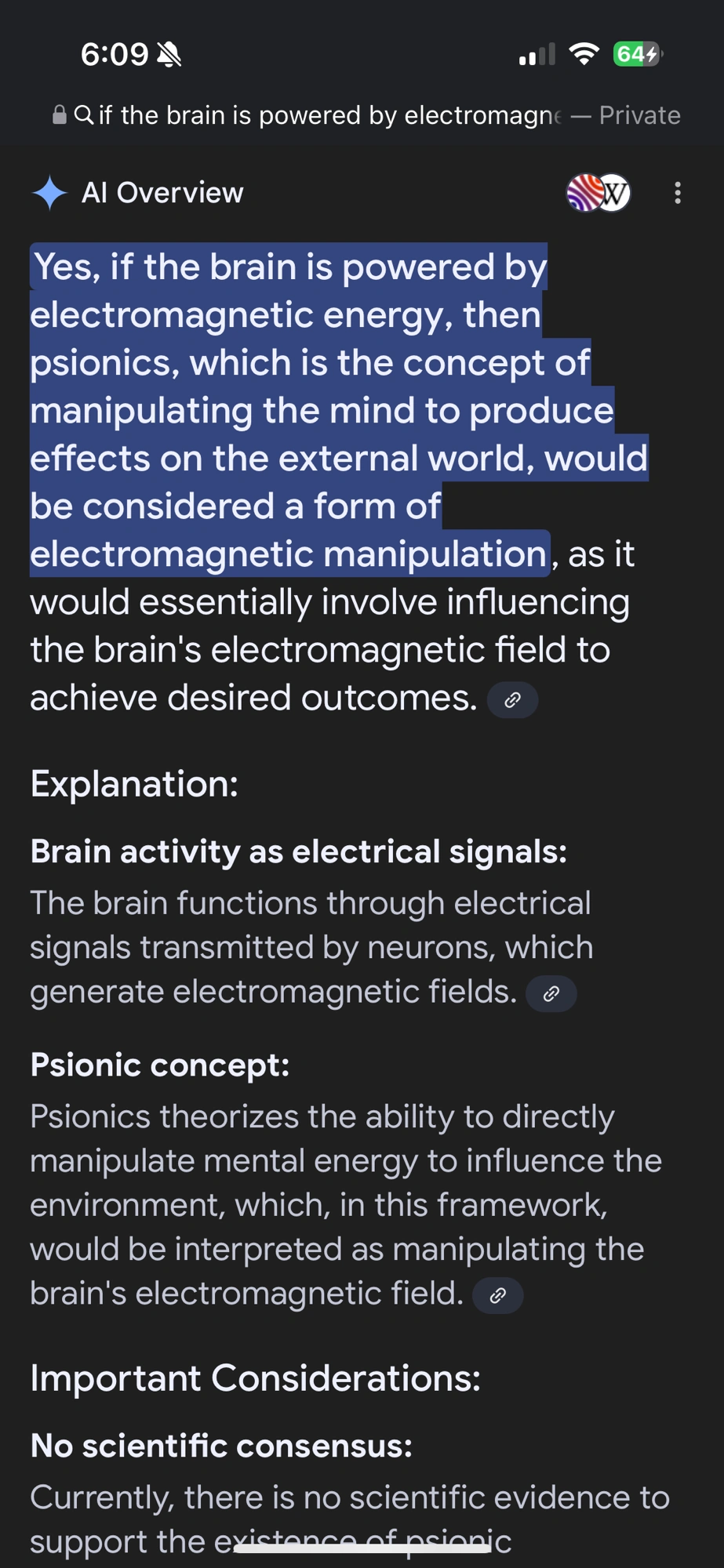 Psionic energy being inherently Electromagnetic energy in nature! | Fandom