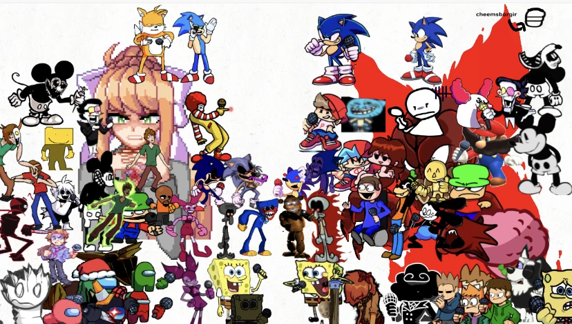 made an enormous collage of every mod I could think of | Fandom