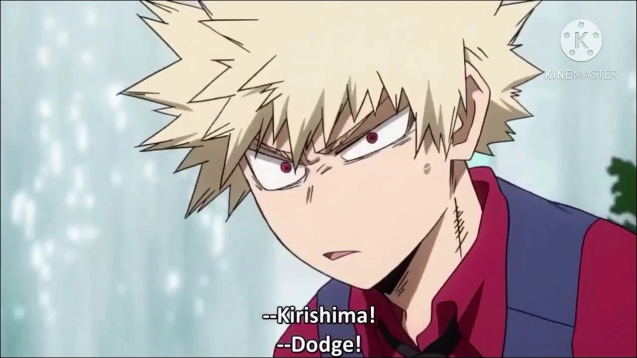 Bakugou Yelps like a girl | Fandom