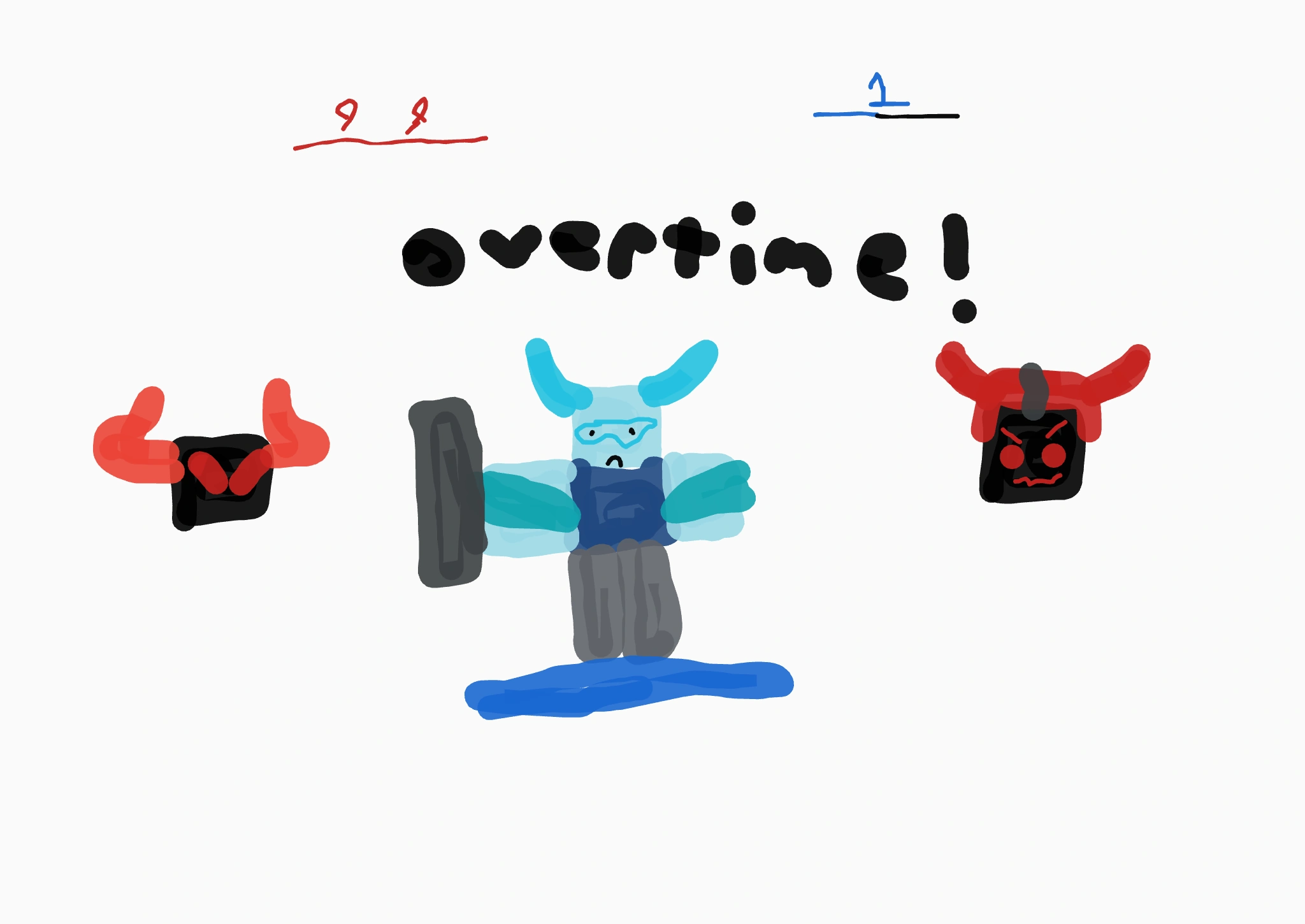 OVERTIME?! (Phighting fanart) | Fandom