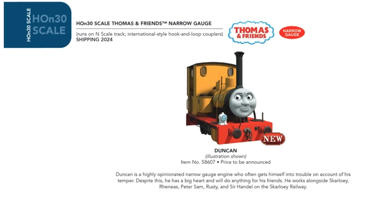 New Bachmann releases! Stanley, Duncan, and more! | Fandom