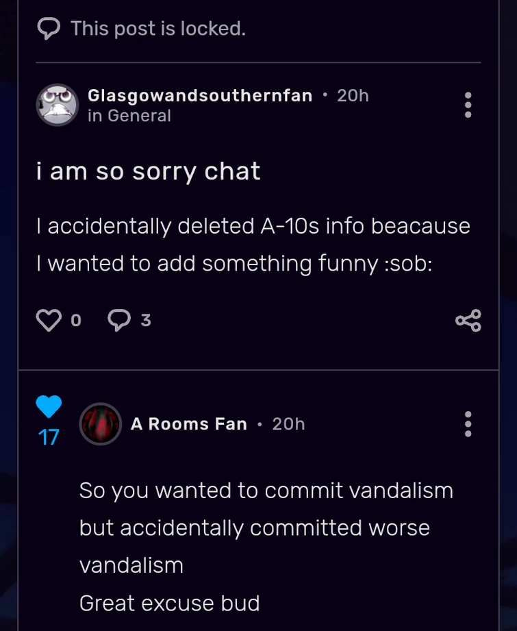 I wanna talk about this cuz it genuinely doesn't stop annoying me from the start | Fandom