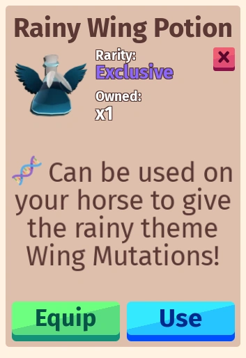 Rainy wing potion | Fandom