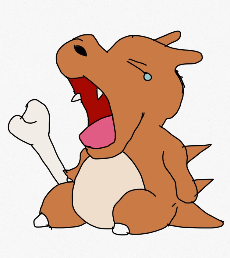 Cubone without mask. | Fandom