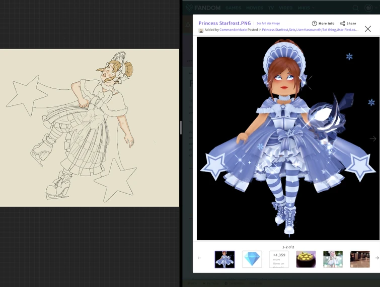 I redraw Princess Starfrost- | Fandom