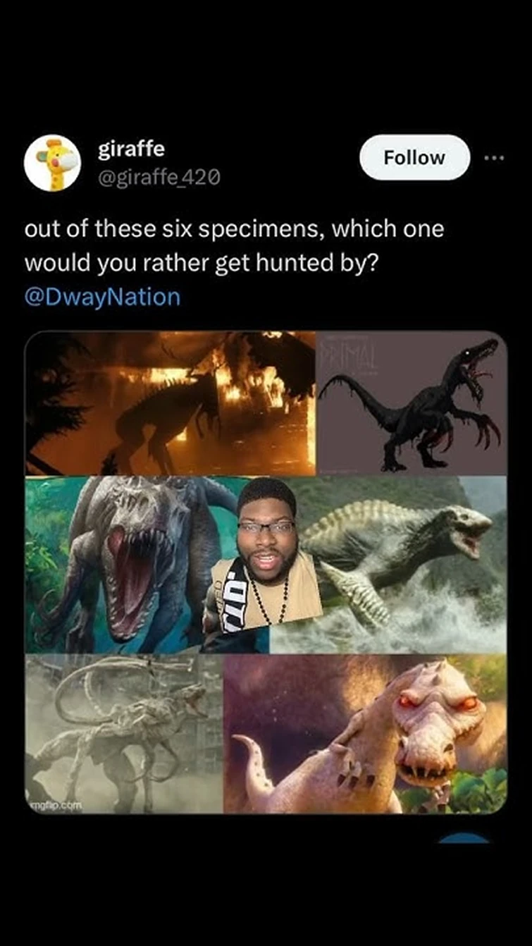 Which creature would you rather get hunted by | Fandom
