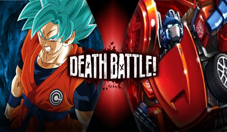 Capsule Corp Goku vs. Alternity Optimus Prime (Dragon Ball Heroes vs ...