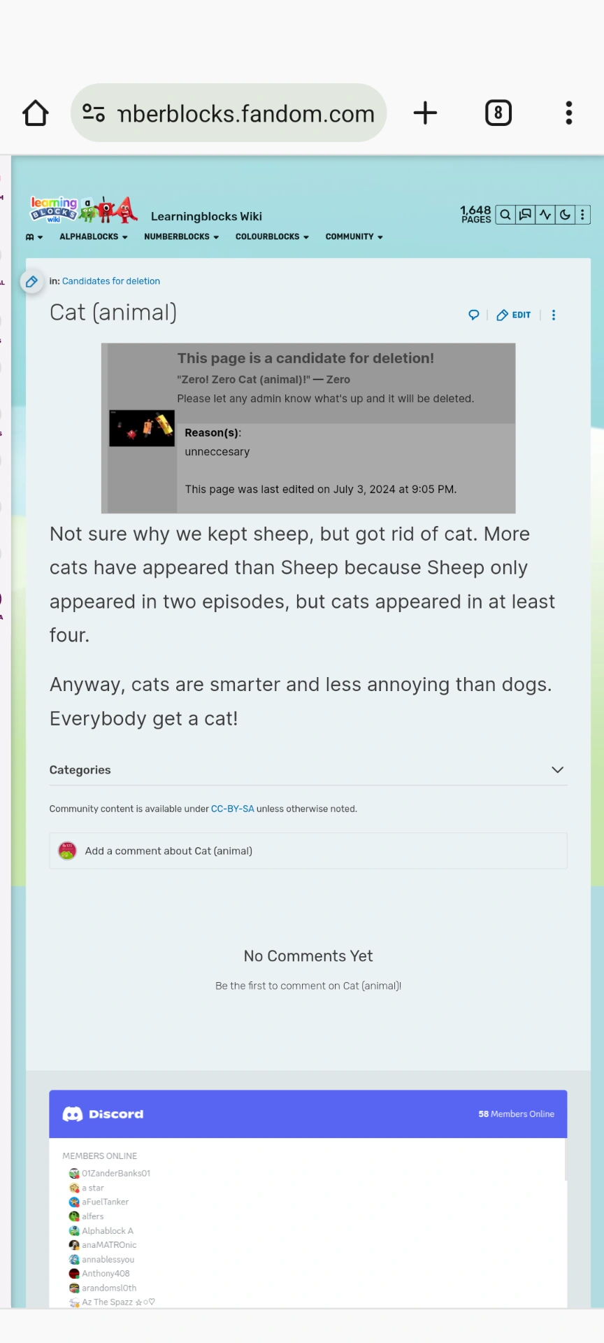 I marked this useless page for deletion. | Fandom