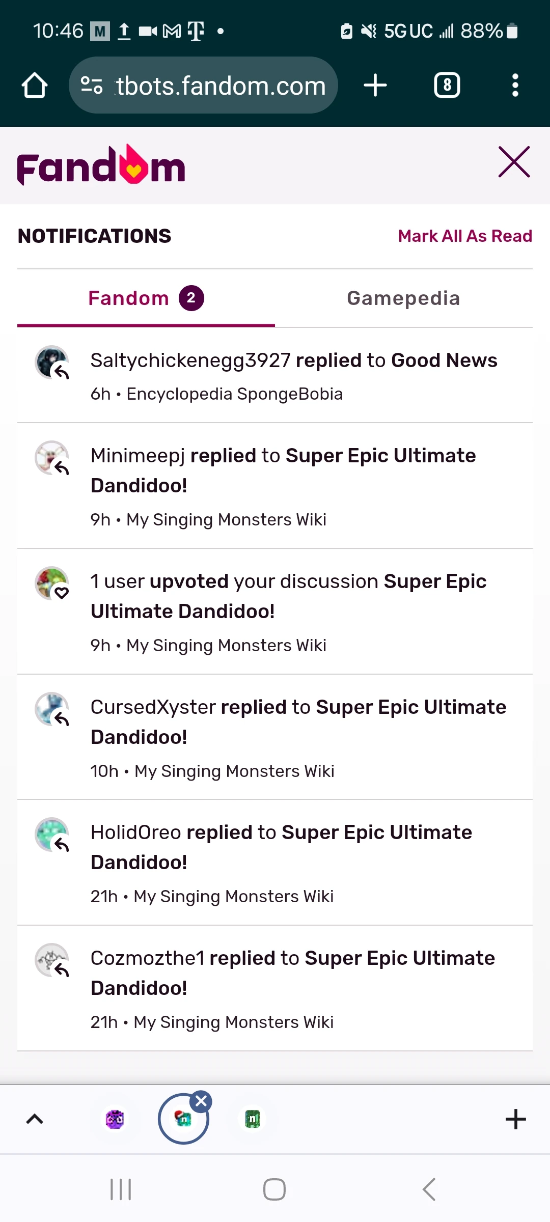 My notifications are broken | Fandom