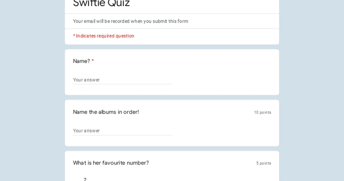 Swiftie Quiz! | Fandom