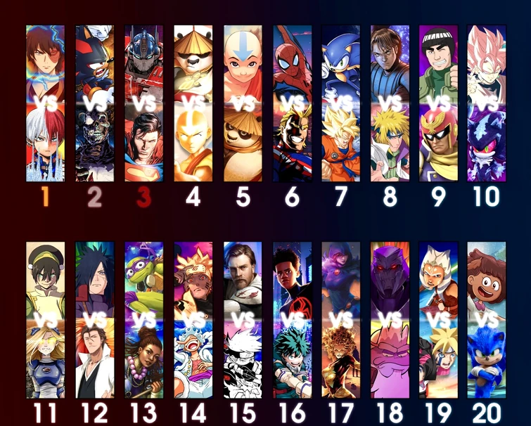 New thing: My favorite matchups for my top 20 favorite characters | Fandom